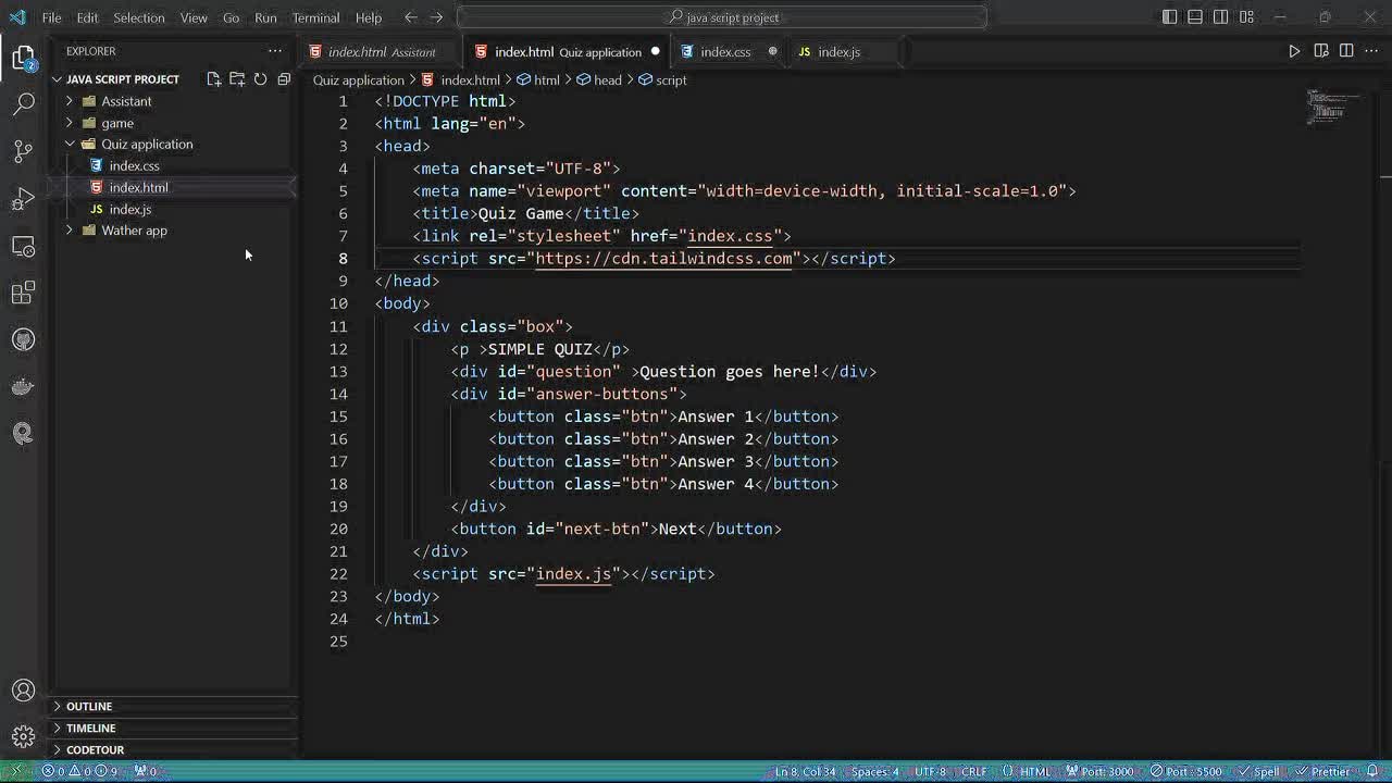RISHABH MISHRA on LinkedIn: #day18 #javascript #quizgame #html #css # ... RISHABH MISHRA on LinkedIn: #day18 #javascript #quizgame #html #css # ...
