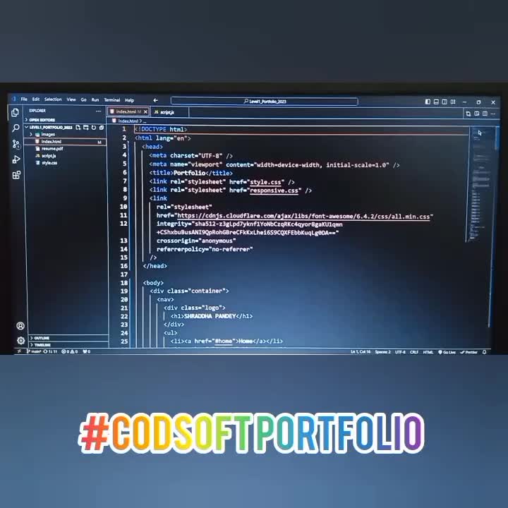 Shraddha Pandey on LinkedIn: #portfolioshowcase #codsoft # ... Shraddha Pandey on LinkedIn: #portfolioshowcase #codsoft # ...