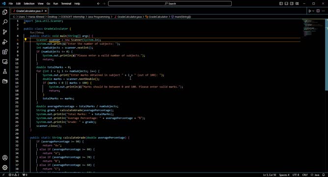 Hania Ahmed on LinkedIn: #codsoft #codsoftinternship #javaprogramming # ... Hania Ahmed on LinkedIn: #codsoft #codsoftinternship #javaprogramming # ...