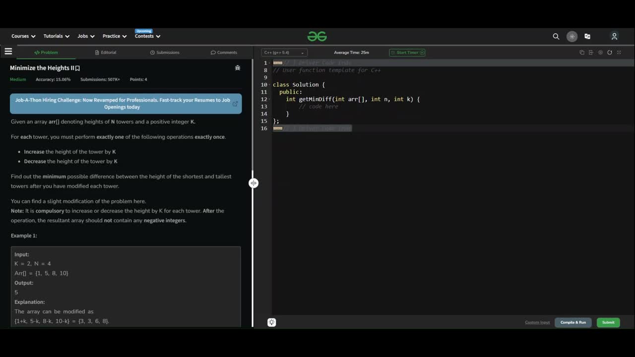 Parth Ranjan on LinkedIn: #dsa #problemoftheday #arrays #gfg Parth Ranjan on LinkedIn: #dsa #problemoftheday #arrays #gfg