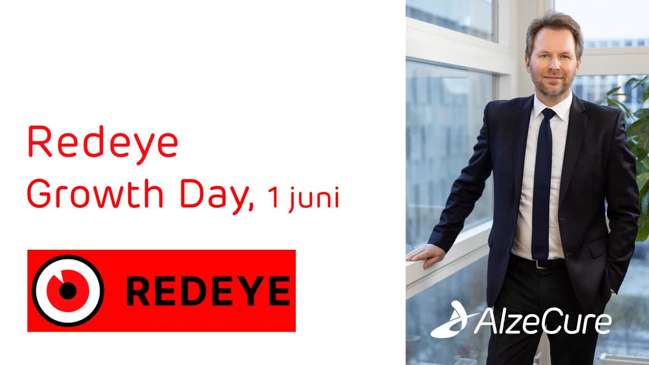 AlzeCure presenterar på Redeye Growth Day 1 juni, 2023 | Märta Segerdahl AlzeCure presenterar på Redeye Growth Day 1 juni, 2023 | Märta Segerdahl