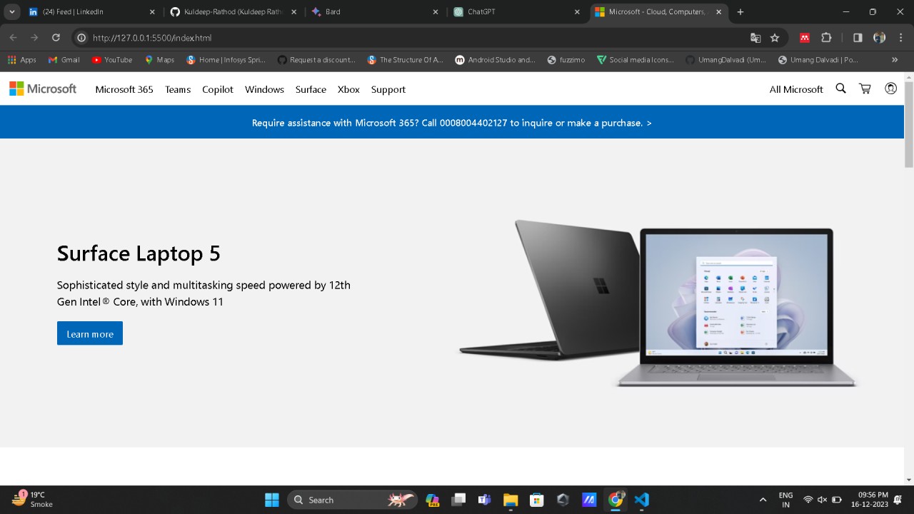My Microsoft website clone using HTML and Tailwind CSS | Kuldeep Rathod ... My Microsoft website clone using HTML and Tailwind CSS | Kuldeep Rathod ...