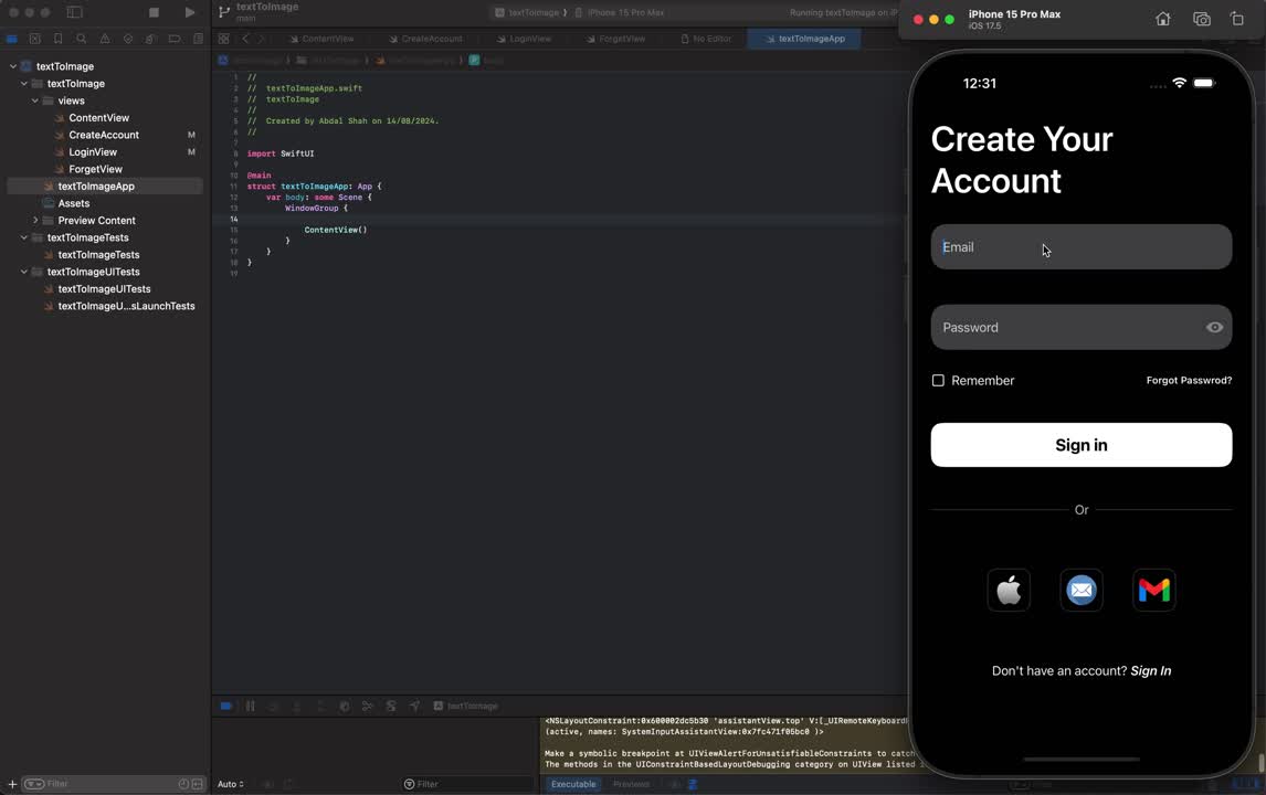 Syed Abdal Ahmed Shah on LinkedIn: #iosapp #authenticationui #swiftui # ... Syed Abdal Ahmed Shah on LinkedIn: #iosapp #authenticationui #swiftui # ...