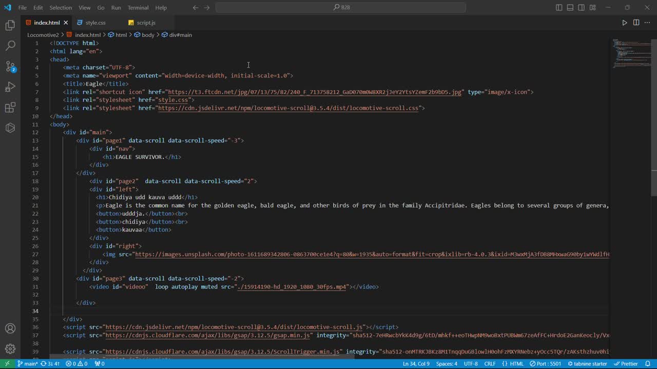 Dev Samele on LinkedIn: #webdevelopment #frontend #javascript #gsap # ... Dev Samele on LinkedIn: #webdevelopment #frontend #javascript #gsap # ...