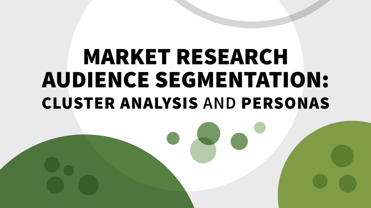 Analyzing cluster analysis with software tools - Market Research ... Analyzing cluster analysis with software tools - Market Research ...