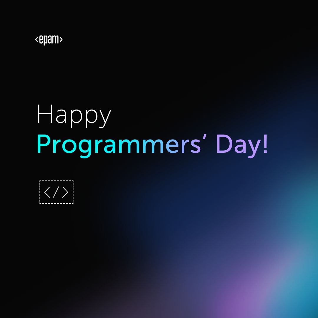 EPAM Systems on LinkedIn: #developersday #codeheroes #programmersday EPAM Systems on LinkedIn: #developersday #codeheroes #programmersday