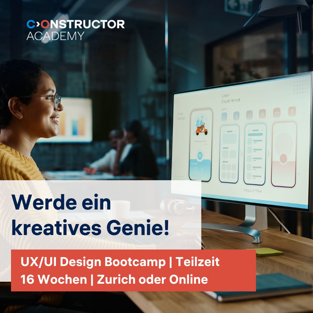 UX/UI Designer nebenbei in nur 16 Wochen? | Constructor Academy UX/UI Designer nebenbei in nur 16 Wochen? | Constructor Academy