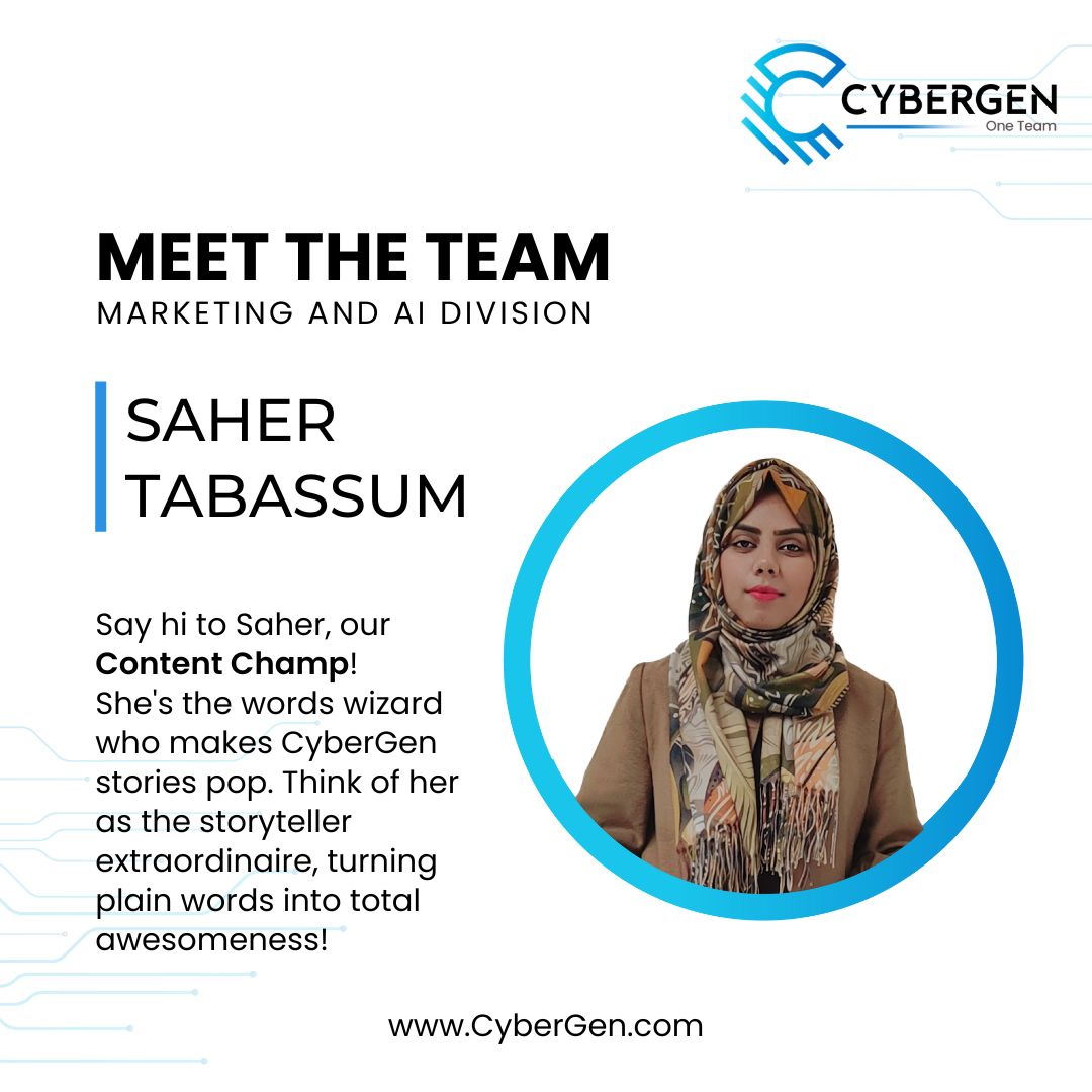 #cybergen #meettheteam | Sarfaraz Hussain #cybergen #meettheteam | Sarfaraz Hussain