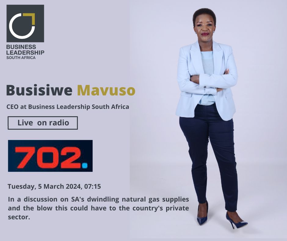 Business Leadership South Africa on LinkedIn: Listen to BLSA’s CEO Ms ... Business Leadership South Africa on LinkedIn: Listen to BLSA’s CEO Ms ...