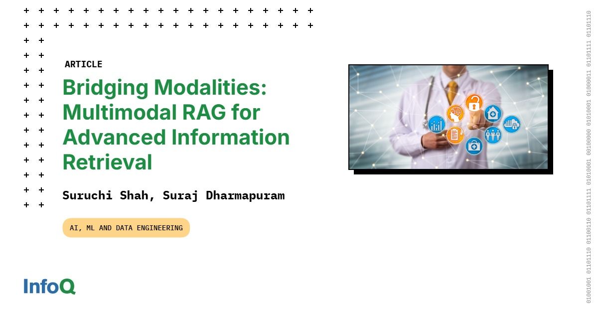 How #RAG is changing AI with text, images, and audio | InfoQ posted on ... How #RAG is changing AI with text, images, and audio | InfoQ posted on ...