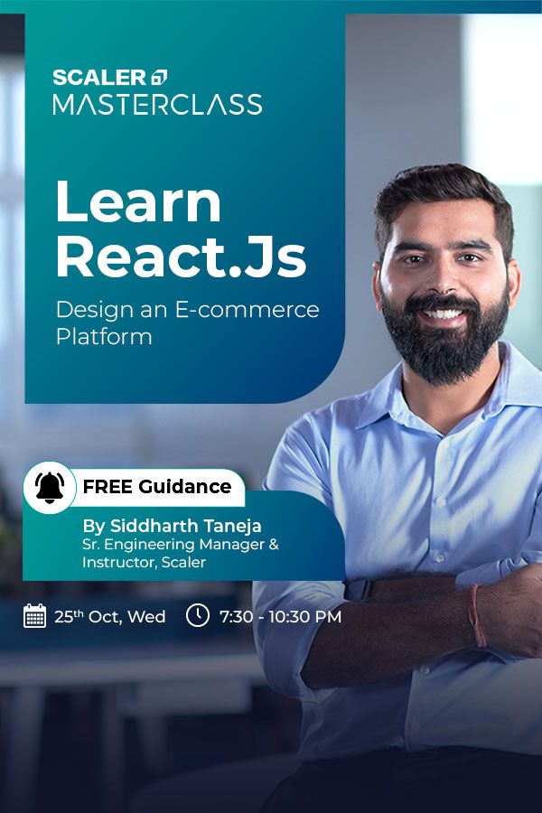 Scaler on LinkedIn: Build an E-Commerce platform using React Scaler on LinkedIn: Build an E-Commerce platform using React