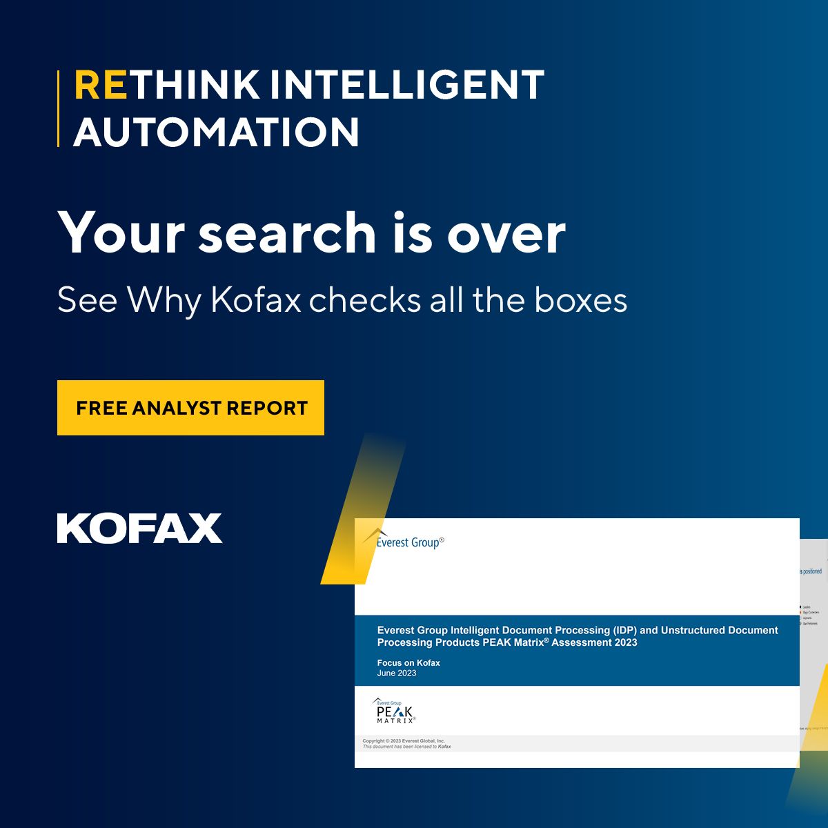 Kofax on LinkedIn: Kofax Named a Leader in Everest Group’s 2023 IDP ... Kofax on LinkedIn: Kofax Named a Leader in Everest Group’s 2023 IDP ...