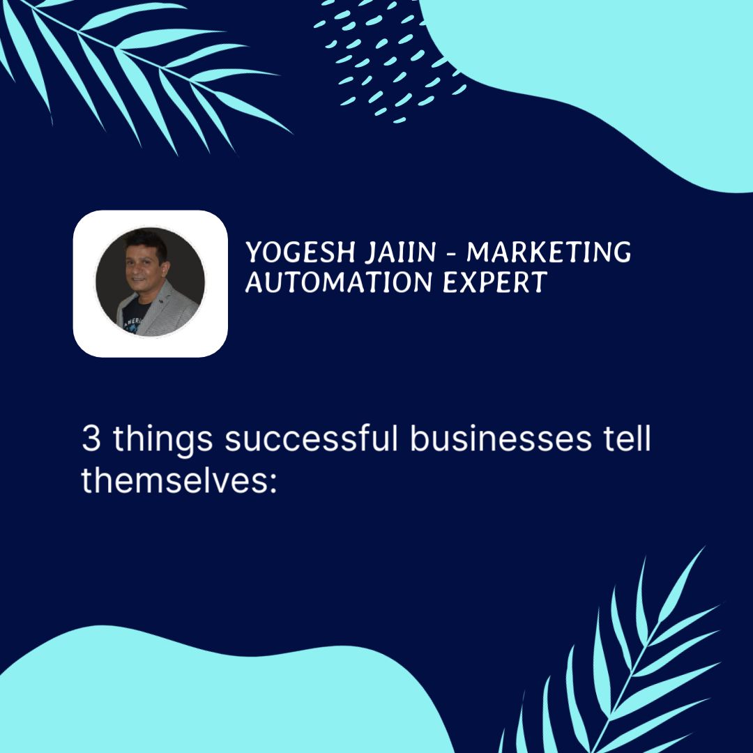Yogesh Jaiin on LinkedIn: 1️⃣ Automate to Elevate: Use automation to ... Yogesh Jaiin on LinkedIn: 1️⃣ Automate to Elevate: Use automation to ...