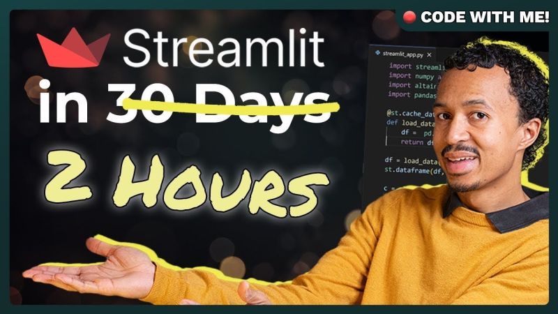 Streamlit on LinkedIn: Learn Streamlit from Scratch - Live Coding the ... Streamlit on LinkedIn: Learn Streamlit from Scratch - Live Coding the ...