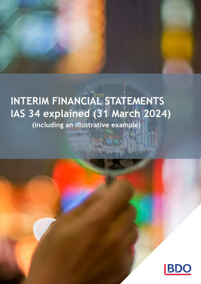 IFRS Illustrative Interim Financial Statements (March 2024) | BDO Aruba IFRS Illustrative Interim Financial Statements (March 2024) | BDO Aruba