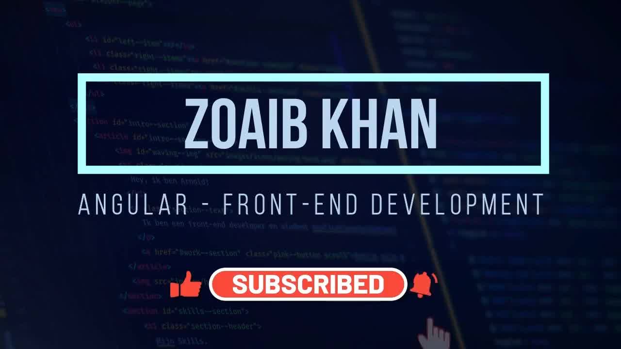 Zoaib Khan on LinkedIn: #angular Zoaib Khan on LinkedIn: #angular