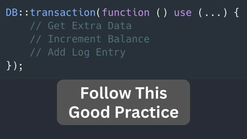 Povilas Korop on LinkedIn: DB Transactions in Laravel: Two Practical ... Povilas Korop on LinkedIn: DB Transactions in Laravel: Two Practical ...