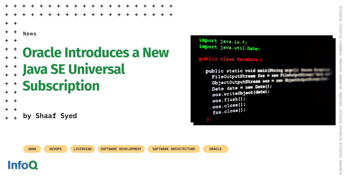 InfoQ on LinkedIn: #infoq #java #oracle InfoQ on LinkedIn: #infoq #java #oracle