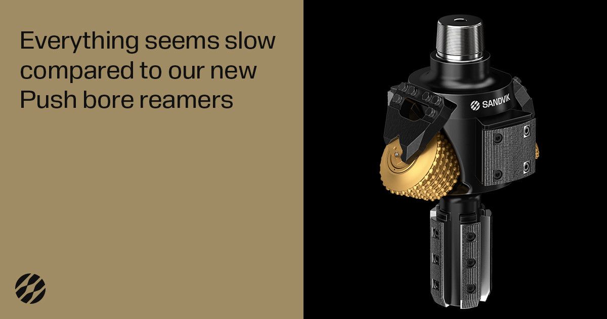 Sandvik Mining and Rock Solutions on LinkedIn: Push bore reamers Sandvik Mining and Rock Solutions on LinkedIn: Push bore reamers