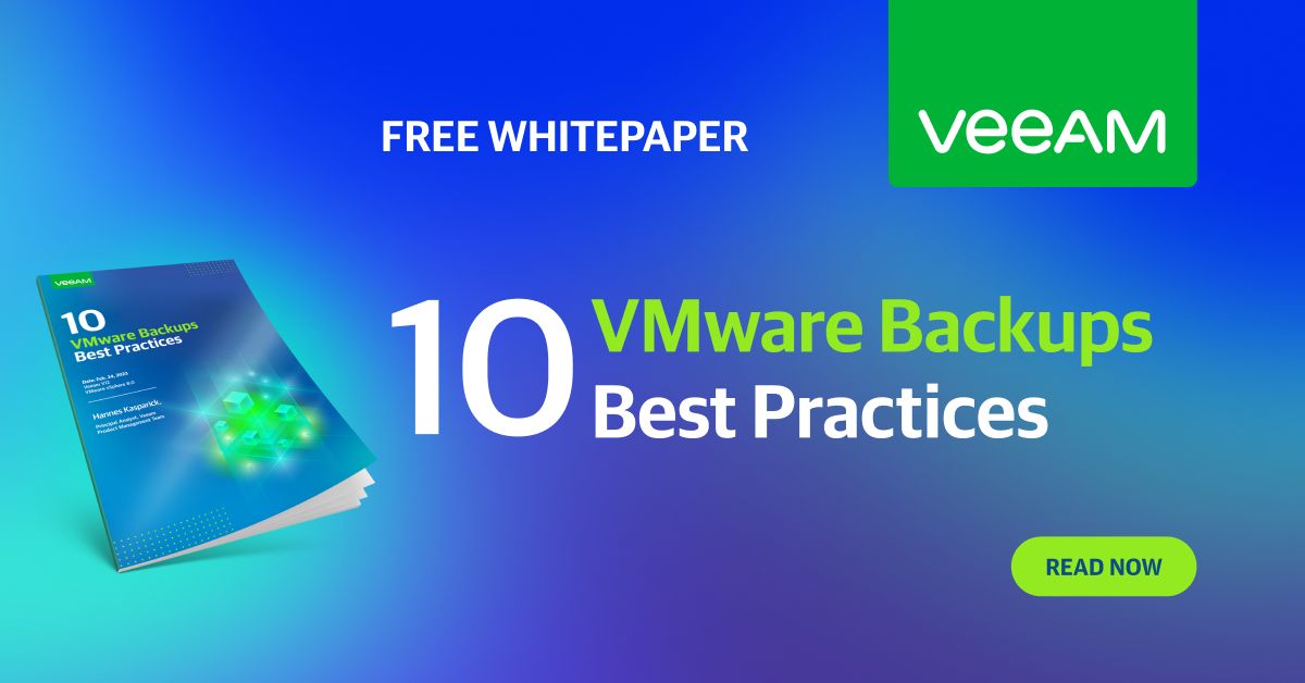 Veeam Software on LinkedIn: 10 VMware Backups Best Practices Veeam Software on LinkedIn: 10 VMware Backups Best Practices