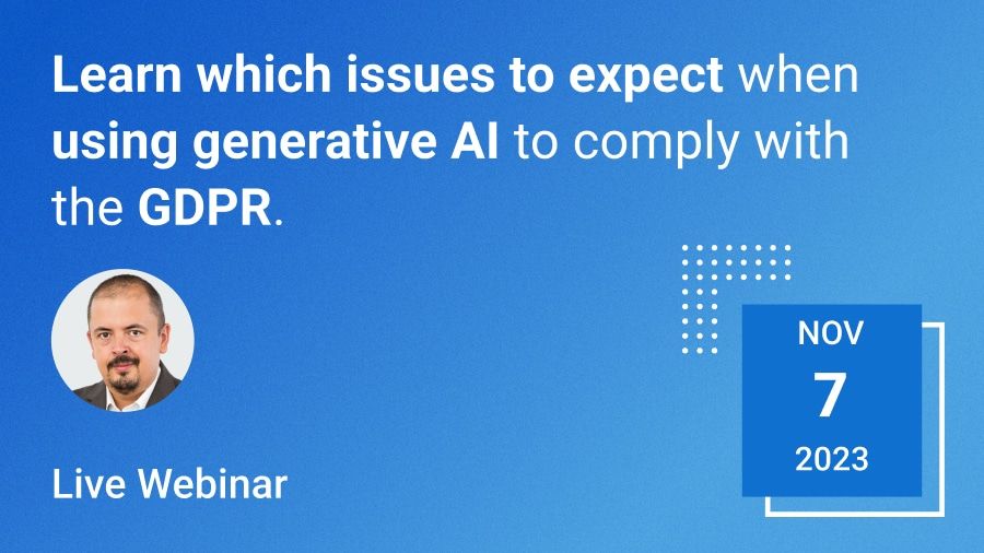 Free webinar on AI tools for GDPR compliance | Advisera Expert ... Free webinar on AI tools for GDPR compliance | Advisera Expert ...