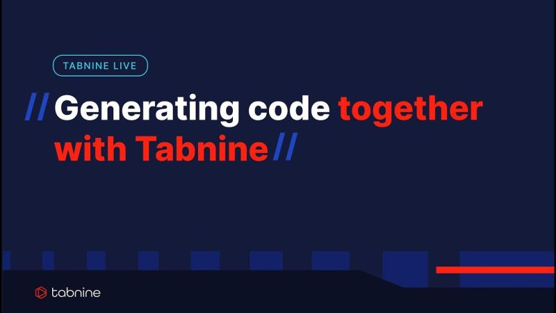 Tabnine on LinkedIn: Generating code using Tabnine Tabnine on LinkedIn: Generating code using Tabnine