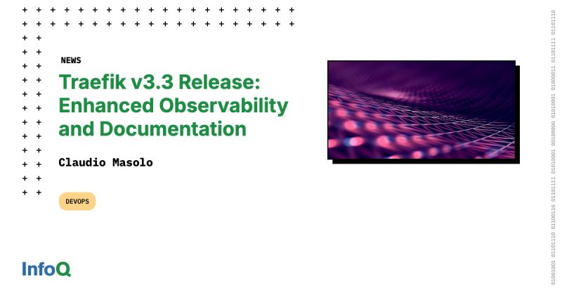 InfoQ on LinkedIn: #traefik #infoq #devops #observability #kubernetes InfoQ on LinkedIn: #traefik #infoq #devops #observability #kubernetes