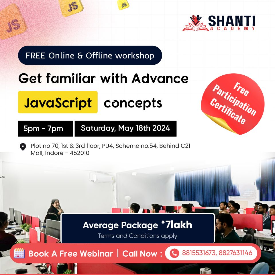Shanti Infosoft Training Program on LinkedIn: Calling all JavaScript ... Shanti Infosoft Training Program on LinkedIn: Calling all JavaScript ...