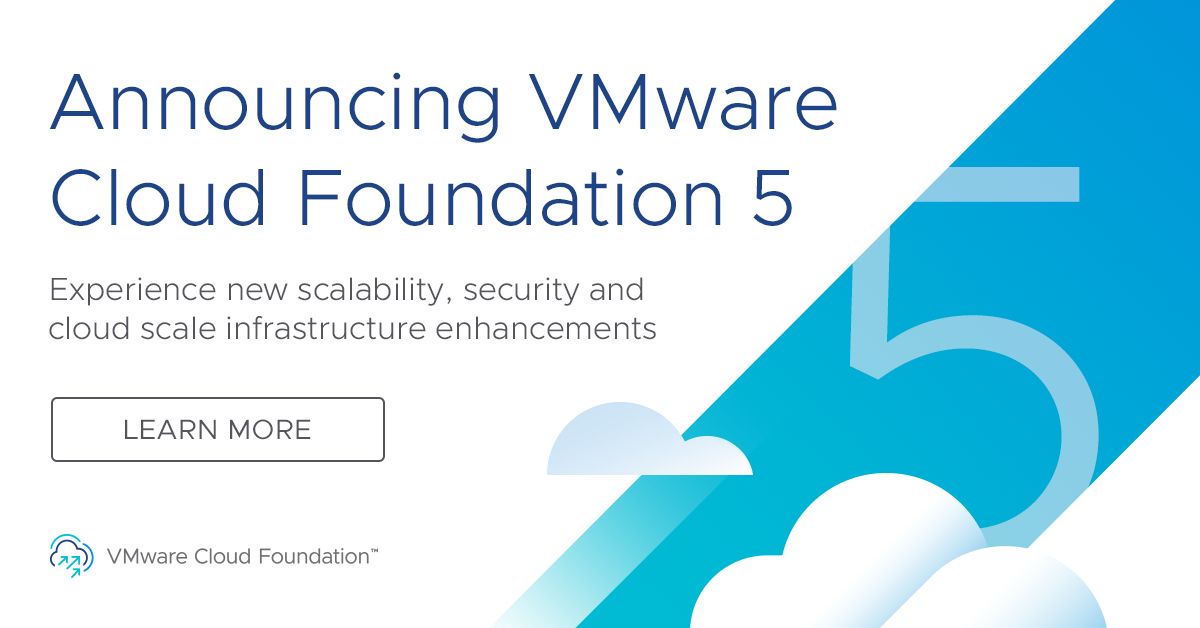 Marco Scandaletti on LinkedIn: Announcing VMware Cloud Foundation 5.0 Marco Scandaletti on LinkedIn: Announcing VMware Cloud Foundation 5.0