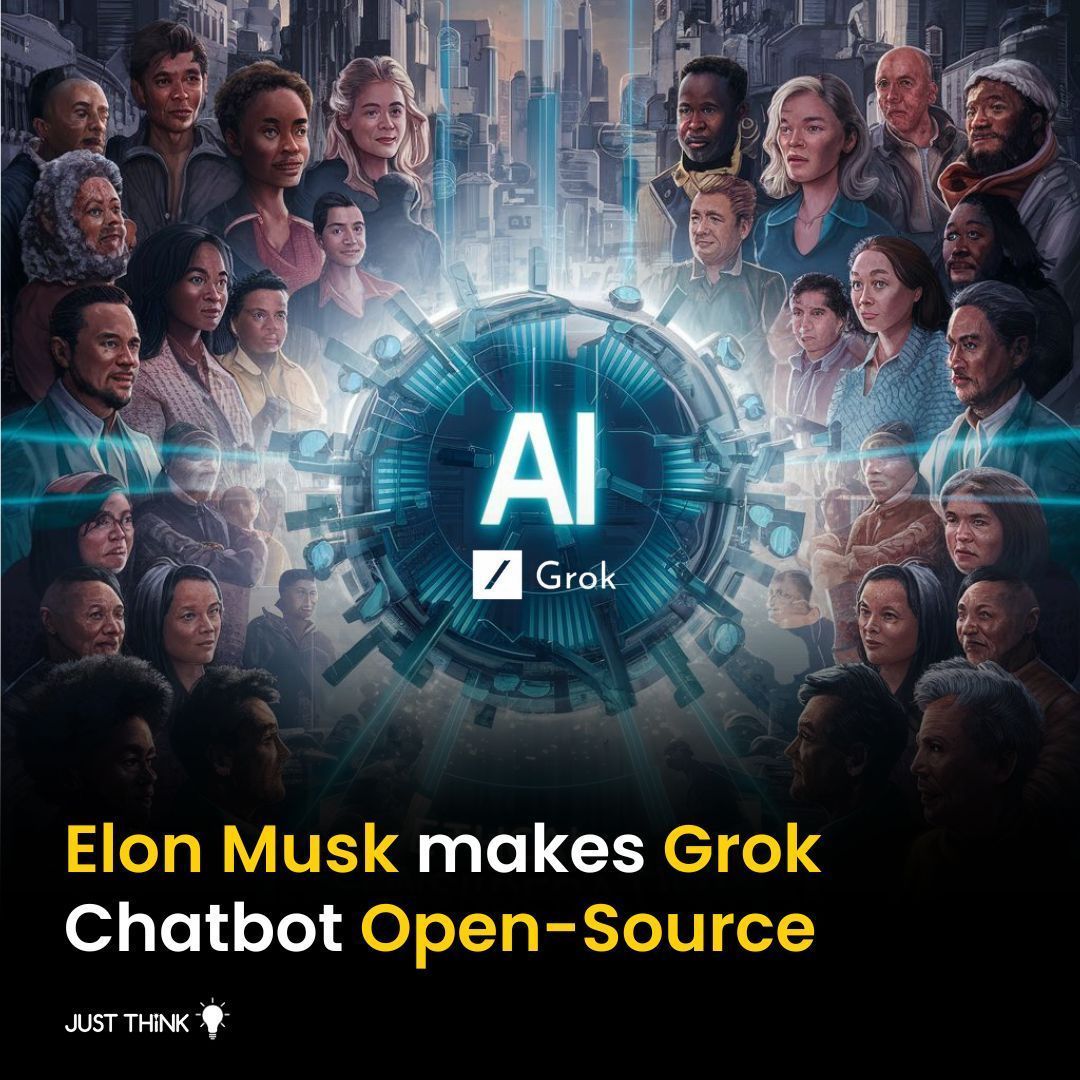 Just Think on LinkedIn: #elonmusk #xai #grok #chatbot #opensource # ... Just Think on LinkedIn: #elonmusk #xai #grok #chatbot #opensource # ...