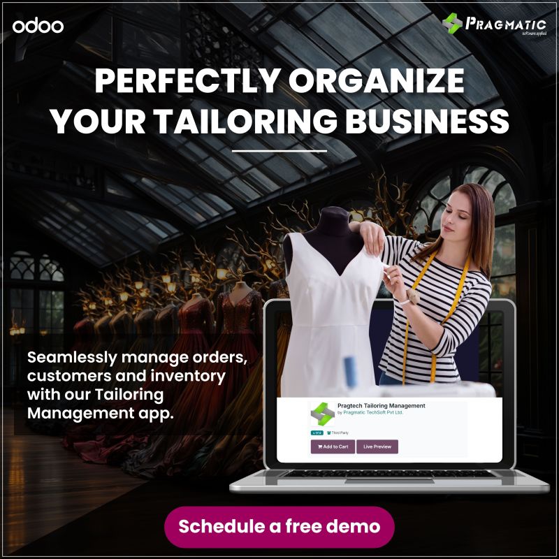 How to create a smoother tailoring process with Odoo | Pragmatic ... How to create a smoother tailoring process with Odoo | Pragmatic ...
