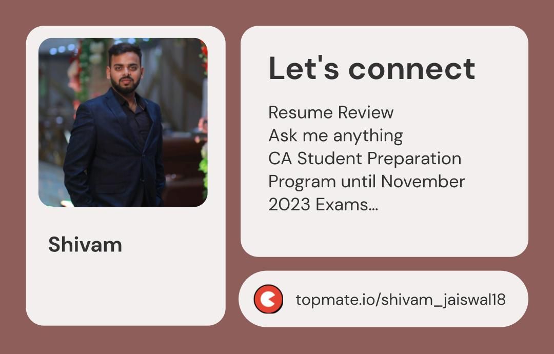 CA Shivam Jaiswal on LinkedIn: CA Shivam Jaiswal CA Shivam Jaiswal on LinkedIn: CA Shivam Jaiswal