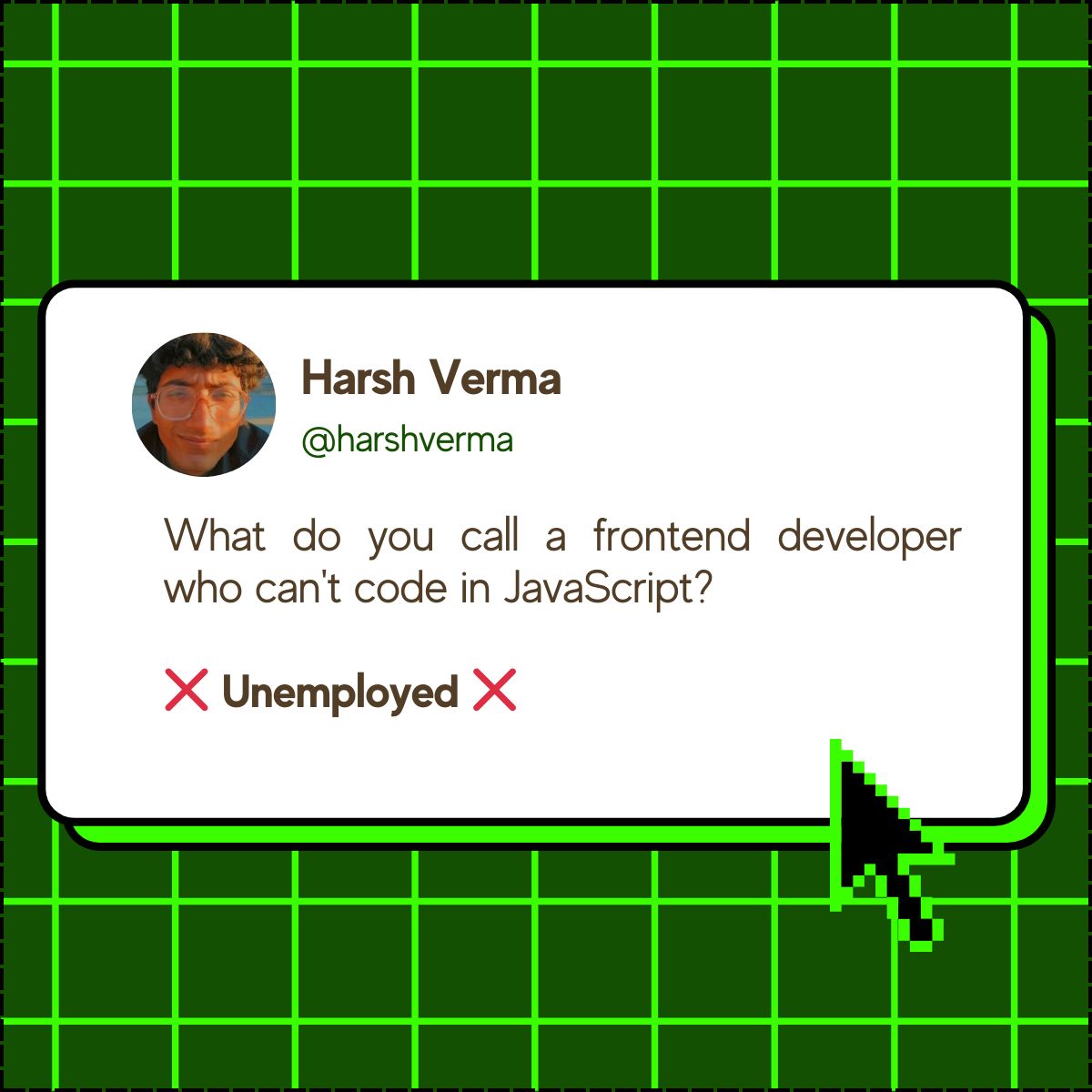 Harsh Verma on LinkedIn: #frontenddeveloper #javascript #webdevelopment ... Harsh Verma on LinkedIn: #frontenddeveloper #javascript #webdevelopment ...