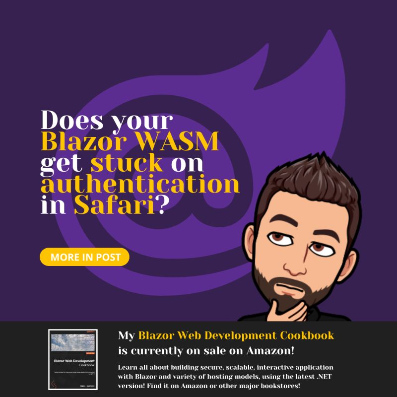 Pawel Bazyluk on LinkedIn: #blazor #itp #msal #auth #authentication #safari Pawel Bazyluk on LinkedIn: #blazor #itp #msal #auth #authentication #safari
