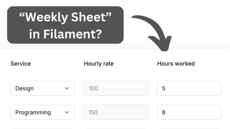 Povilas Korop on LinkedIn: Filament Timesheet Form: Modify Table Query ... Povilas Korop on LinkedIn: Filament Timesheet Form: Modify Table Query ...