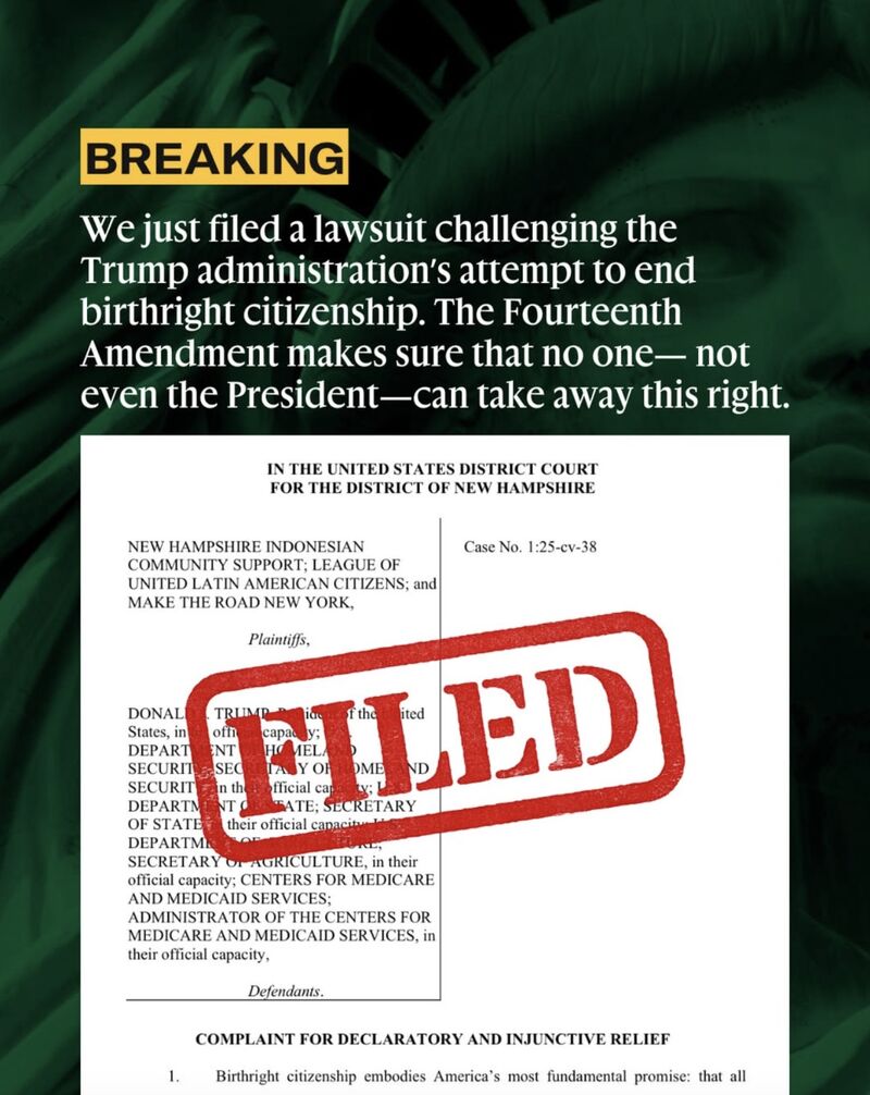 ACLU of Connecticut on LinkedIn: ICYMI: The ACLU is suing the Trump ... ACLU of Connecticut on LinkedIn: ICYMI: The ACLU is suing the Trump ...
