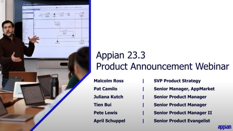Cristian Llaguno Iglesias on LinkedIn: Appian 23.3 Product Announcement ... Cristian Llaguno Iglesias on LinkedIn: Appian 23.3 Product Announcement ...