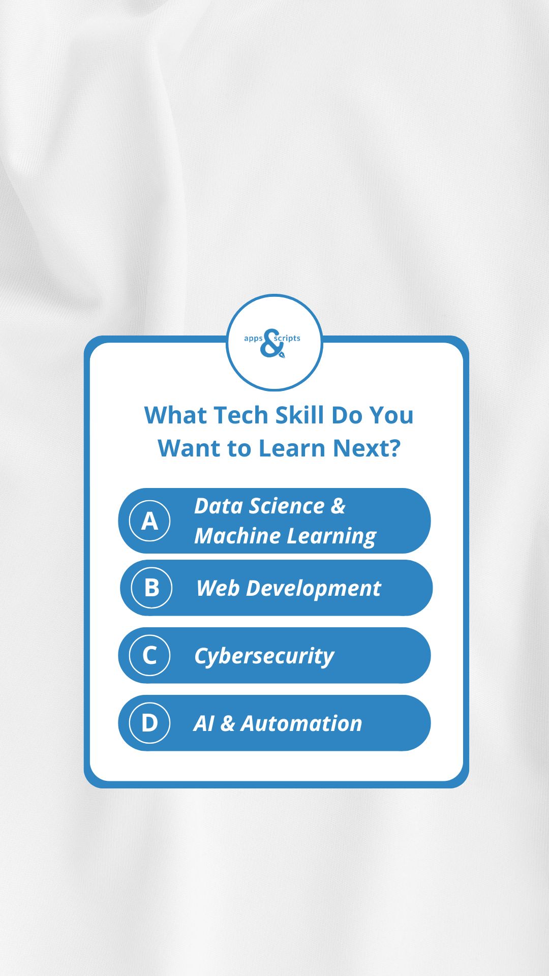 Apps&Scripts Technologies on LinkedIn: #appsandscripts #poll # ... Apps&Scripts Technologies on LinkedIn: #appsandscripts #poll # ...