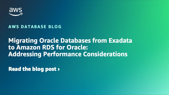 Rodrigo Prado on LinkedIn: Migrating Oracle Databases from Exadata to ... Rodrigo Prado on LinkedIn: Migrating Oracle Databases from Exadata to ...