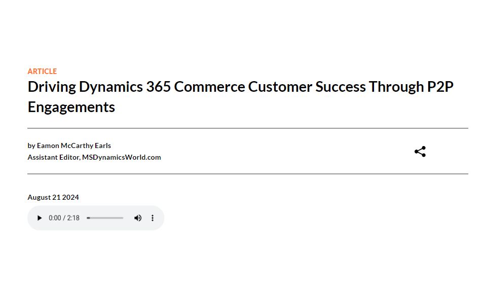 MSDynamicsWorld.com (MSDW) on LinkedIn: Driving Dynamics 365 Commerce ... MSDynamicsWorld.com (MSDW) on LinkedIn: Driving Dynamics 365 Commerce ...