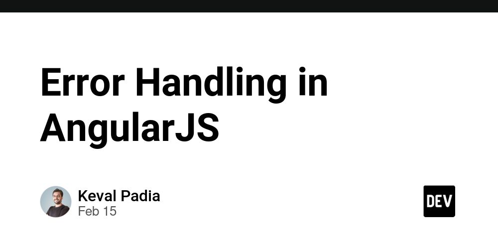 Nimblechapps Pvt. Ltd. on LinkedIn: Error Handling in AngularJS Nimblechapps Pvt. Ltd. on LinkedIn: Error Handling in AngularJS