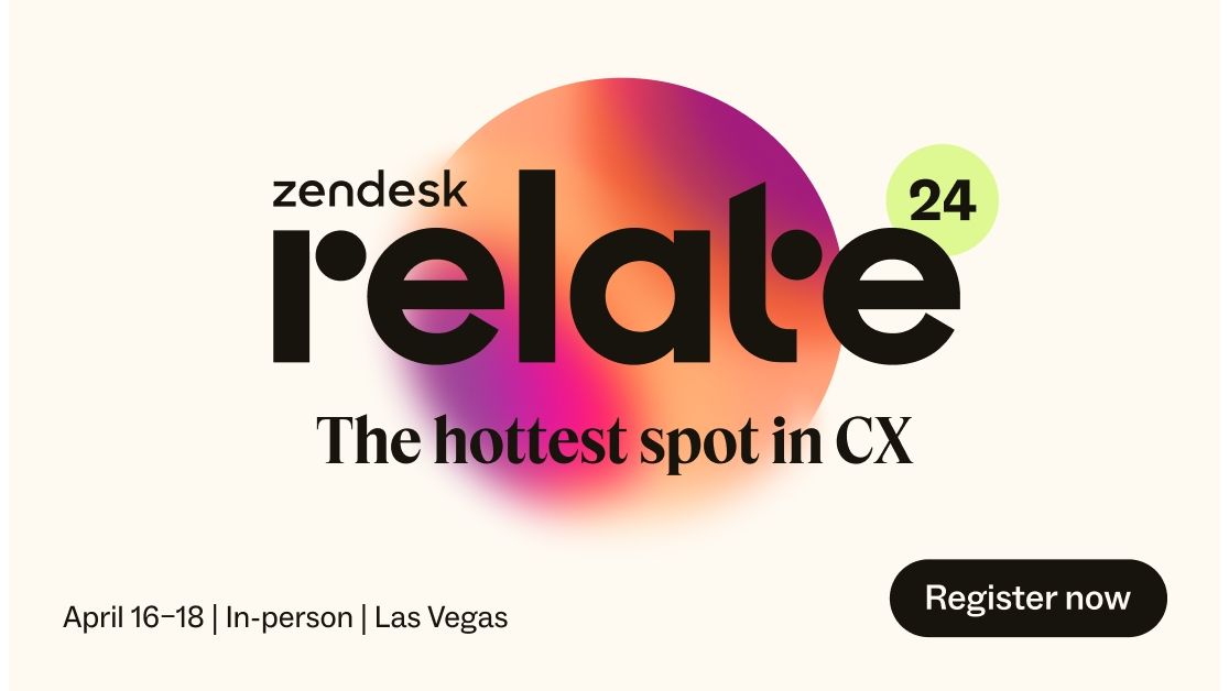 Ivan Preti on LinkedIn: Register for Zendesk Relate 2024 Ivan Preti on LinkedIn: Register for Zendesk Relate 2024