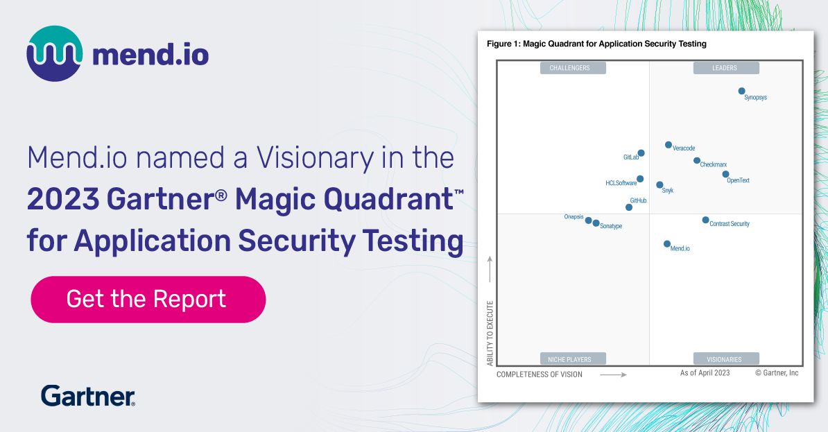 Rami Sass on LinkedIn: Mend.io - 2023 Gartner Magic Quadrant for ... Rami Sass on LinkedIn: Mend.io - 2023 Gartner Magic Quadrant for ...