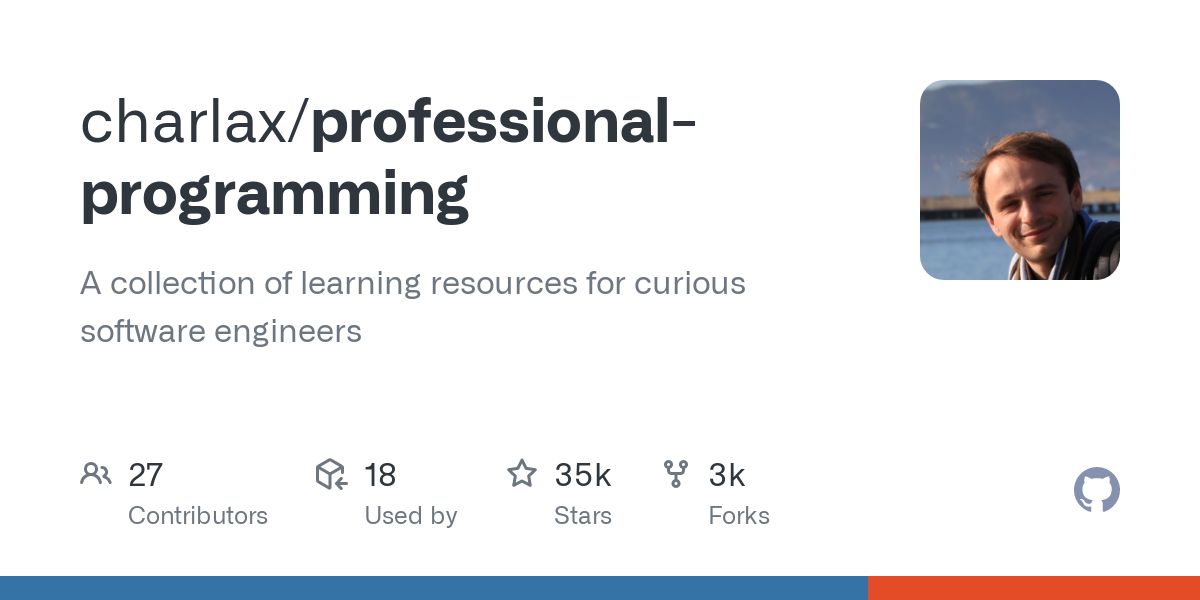 Markus Eisele on LinkedIn: GitHub - charlax/professional-programming: A ... Markus Eisele on LinkedIn: GitHub - charlax/professional-programming: A ...