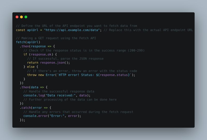 Khalid Ali Khan on LinkedIn: #javascript #fetchapi #webdevelopment # ... Khalid Ali Khan on LinkedIn: #javascript #fetchapi #webdevelopment # ...
