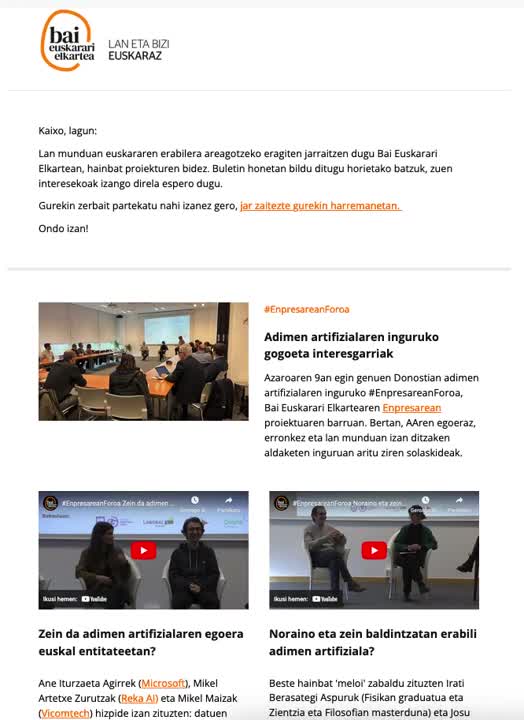 Bai Euskarari Elkartea on LinkedIn: #buletina #baieuskarari Bai Euskarari Elkartea on LinkedIn: #buletina #baieuskarari