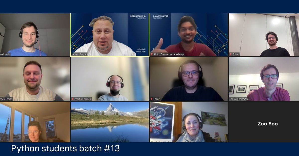 Constructor Academy on LinkedIn: #pythonprogramming #codingjourney # ... Constructor Academy on LinkedIn: #pythonprogramming #codingjourney # ...