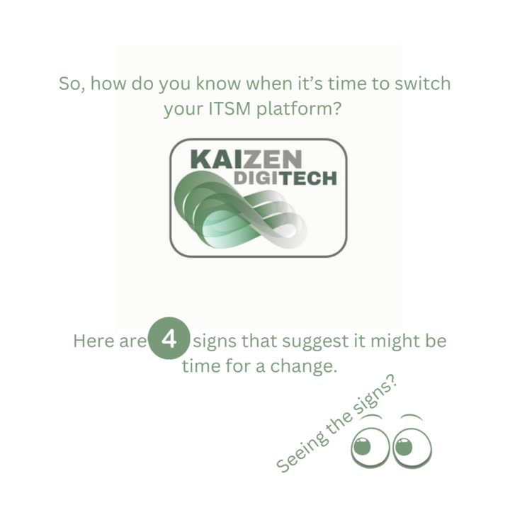 KaiZen DigiTech on LinkedIn: #it #itsm #tco KaiZen DigiTech on LinkedIn: #it #itsm #tco