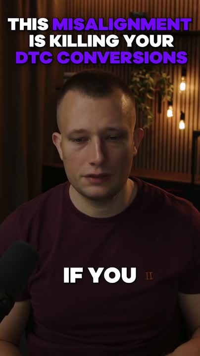 This isn’t really visible but it’s likely the reason your conversion ... This isn’t really visible but it’s likely the reason your conversion ...