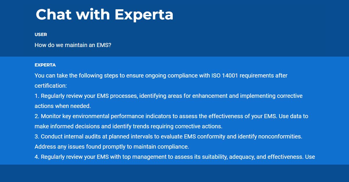 Advisera Expert Solutions Ltd on LinkedIn: Chat with Experta Advisera Expert Solutions Ltd on LinkedIn: Chat with Experta